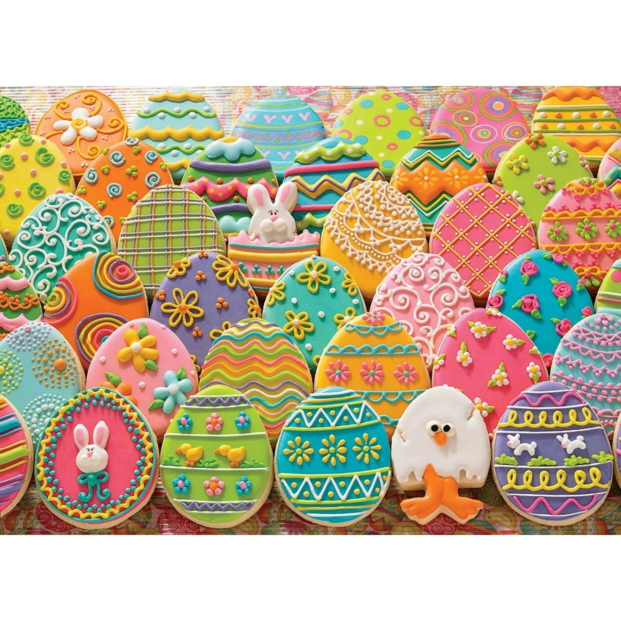Click here for Cobble Hill Jigsaw Puzzle - Easter Eggs  1000 Piec... prices