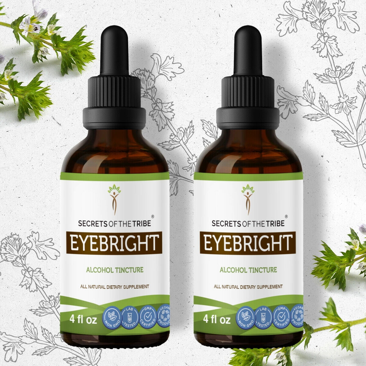 Eyebright Tincture Alcohol Extract, Responsibly farmed organic ...