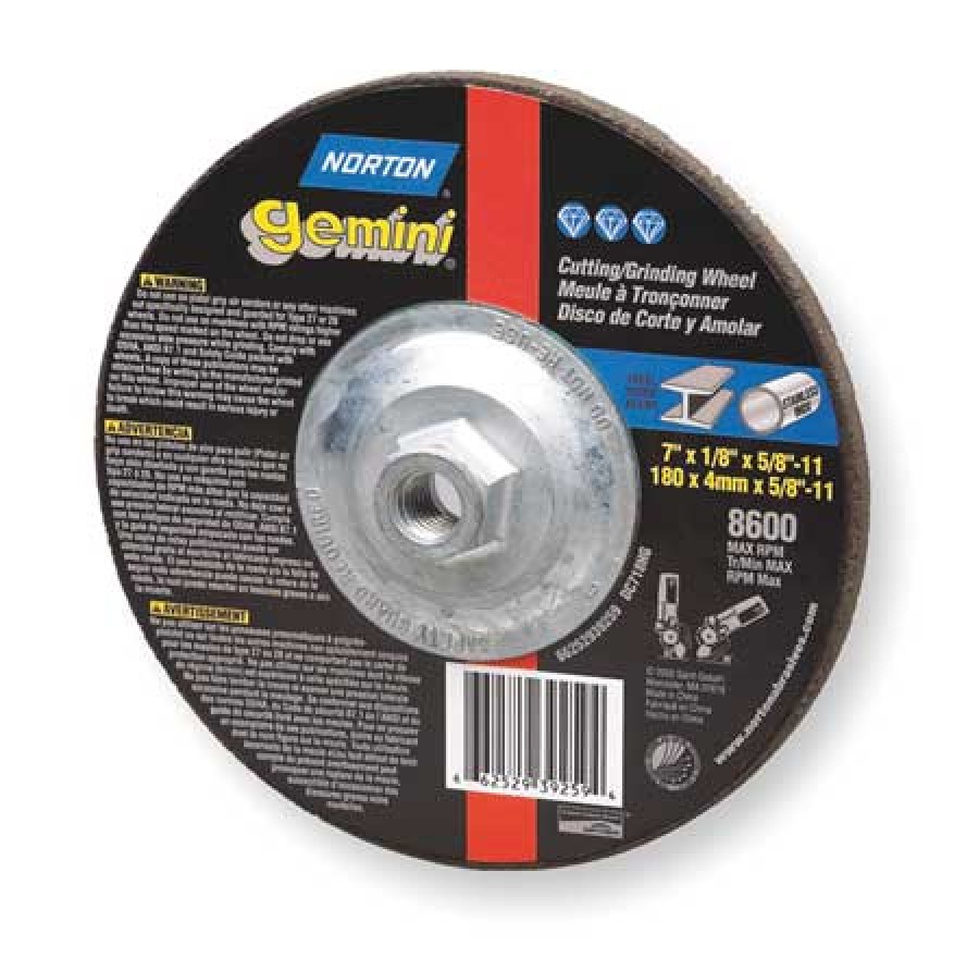 NORTON 66252841903 Gemini Wheel T27 4 1 2 X 3 32 X 5 8 11 Walmart NORTON 66252841903 Gemini Wheel T27 4 1 2 X 3 32 X 5 8 11 Walmart