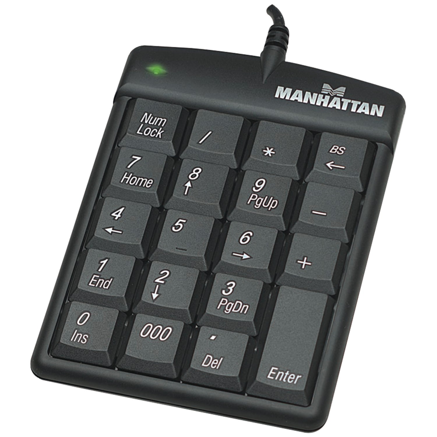 Manhattan USB Numeric Keypad with 18 Full-size keys - Walmart.com