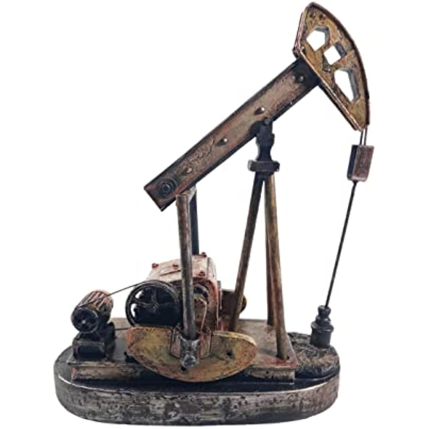 Urbalabs Oil Derricks Vintage Office Desk Statues Nodding Donkey ...
