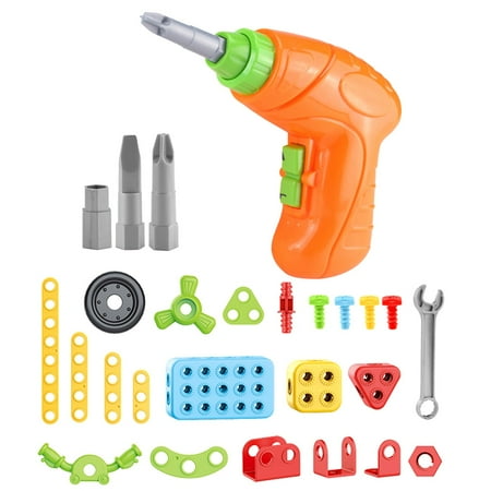 Mikilon DIY Children Screw Assembly Machine Nut Building Blocks ...