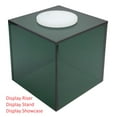 T'z Tagz New 6x6x6 Dark Green Acrylic Display Box Decorative Cube ...