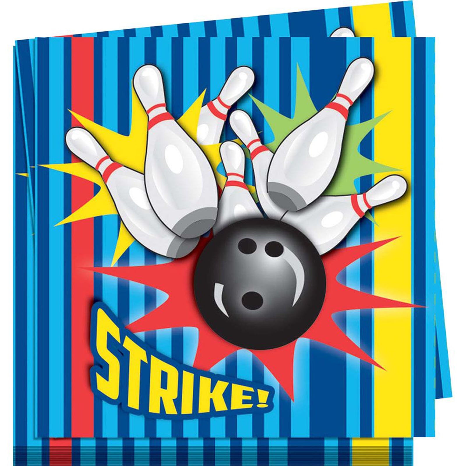 Bowling Lunch Napkins 16 Count Walmart bowling-lunch-napkins-16-count-walmart