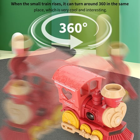 Electric Mini Train with Light & Music Omnidirectional Movement Toddler ...