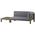 BRAVA X-BACK CORNER BENCH-R WITH COFFEE TABLE - Walmart.com