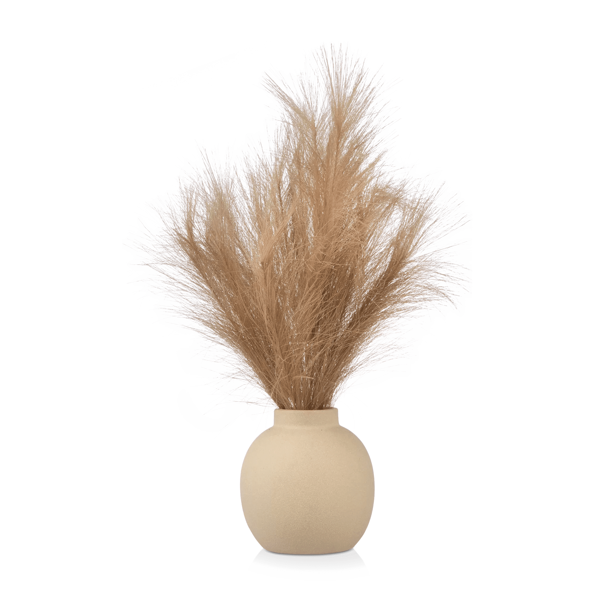 Click here for Bouclair Red Artificial Reed Grass In Ceramic Pot... prices