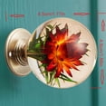 Cabinet Door Handle Unique Resin Crystal Shape Pulls Kitchen Bedroom ...