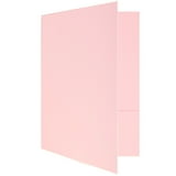 JAM Paper Matte Two Pocket Folders, Baby Pink, 100/Pack - Walmart.com