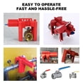 10X Ball Valve Locking, Adjustable Ball Valve Locking Device, Small ...