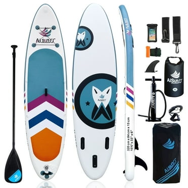SereneLife SLSUPB06 - Kids/Youth Inflatable Stand Up Water Paddle-Board ...