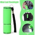 9 LED Glow in Dark Flashlights, Rubber Coated Small Flashlights with ...