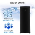 Commercial Cool Portable 6 cu. ft. Undercounter Upright Freezer with ...