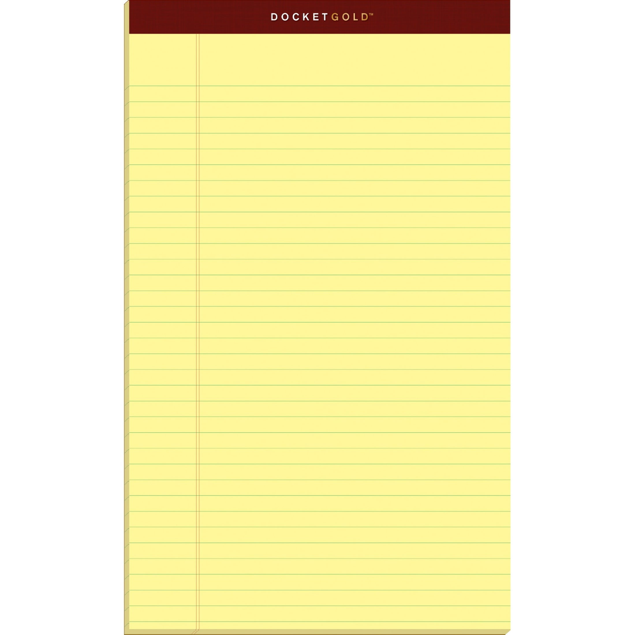 TOPS, TOP63980, Docket Gold Legal Pads - Legal, 12 / Pack - Walmart.com