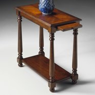 Rochester End Table with one Drawer Shaker- Antique Walnut - Walmart.com