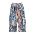 Boys Pants Boys Tie Dye Outdoor Pants Elastic Waist Lightweight Durable ...