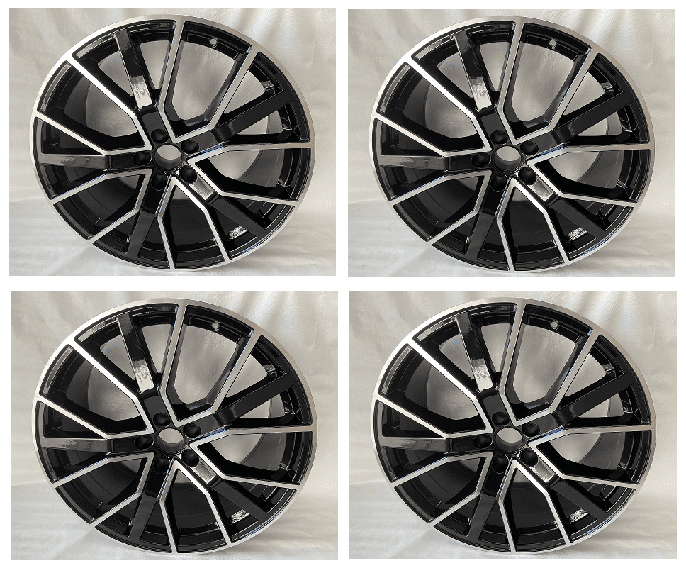 4PC 20 Inch Wheels Fits Audi A4 A5 S4 S5 A8 Q3 Q5 20x9.0 +25 5x112 Rims ...