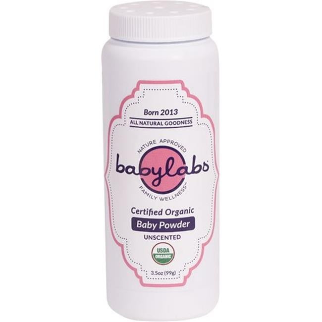 Baby Labs 681052 3.5 oz Baby Powder Organic - Walmart.com - Walmart.com