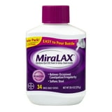 MiraLAX Powder Laxative, 68 Doses - Unflavored, Gentle Constipation ...