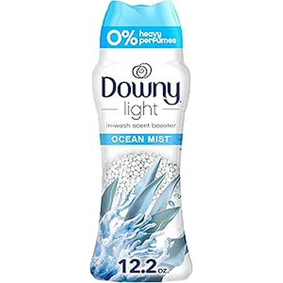 Downy Light Laundry Scent Booster Beads, Refreshing Ocean Mist, 12.2 oz ...