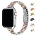 Stainless Steel Strap for Apple Watch Ultra 2 Band 49mm 42 44mm Metal ...