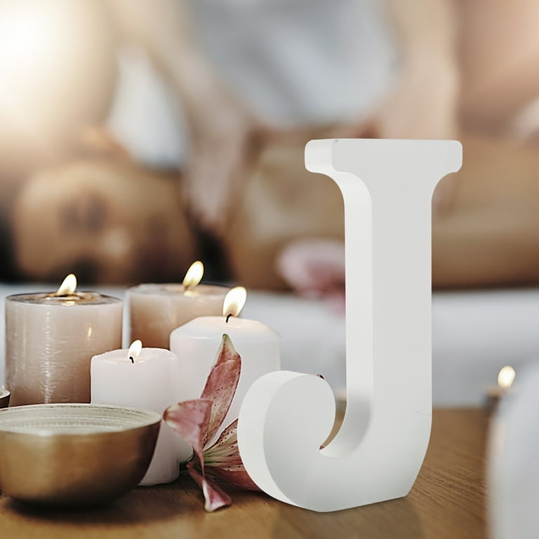 Decorative Wooden Letter J
