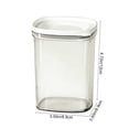 520ML Grain Storage Container with Lid, Clear – BPA-Free, Airtight Seal ...