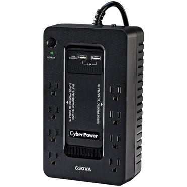 Tripp Lite 600VA UPS Battery Backup, Ultra Compact Desktop UPS, Standby ...