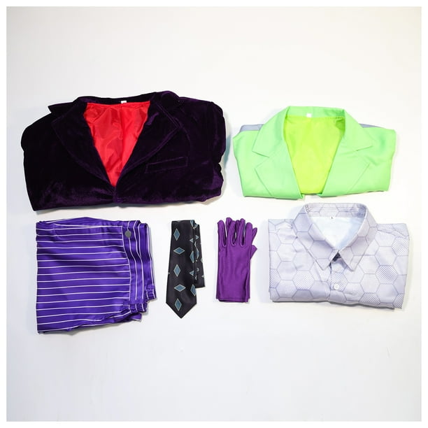 Cosplay de payaso de Batman Heath Traje de payaso de Batman Gold Velvet ...