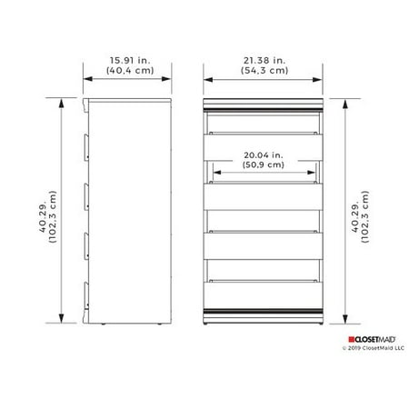 ClosetMaid Modular Closet Stackable Drawer Unit – BrickSeek