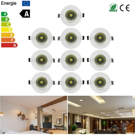 Mini 3W LED COB Ceiling Ceiling White COB Spotlight Light Recessed ...