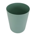 Mainstays 5 Gallon Green Matte Plastic Garbage Can, Small Durable ...
