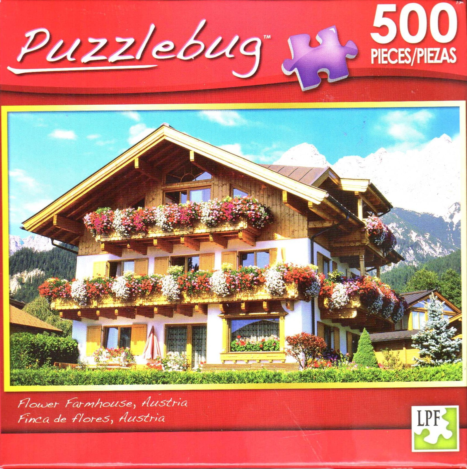 Puzzlebug 500 - Flower Farmhouse Austria - Walmart.com