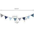 Holloyiver 8.5 ft Pennant Banner Flags, 10 Pcs Nursery Garland Triangle ...