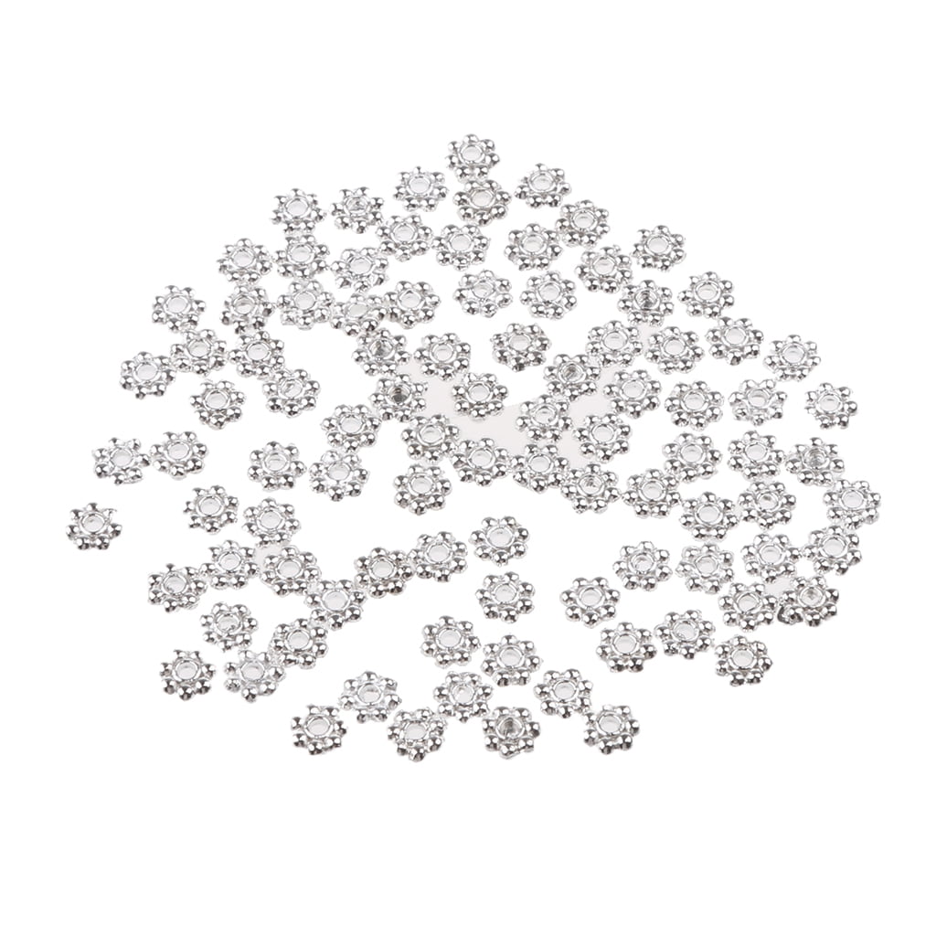 Click here for Shangren 100x Daisy Flower Spacer Beads Charms Diy... prices