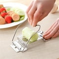 Egg Slicer for Hard Boiled Eggs, Large Aluminum Kitchen Tool with ...