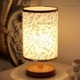 Xiyztok Touch Lamps for Bedside Table,Small Linen Table Lamps for ...