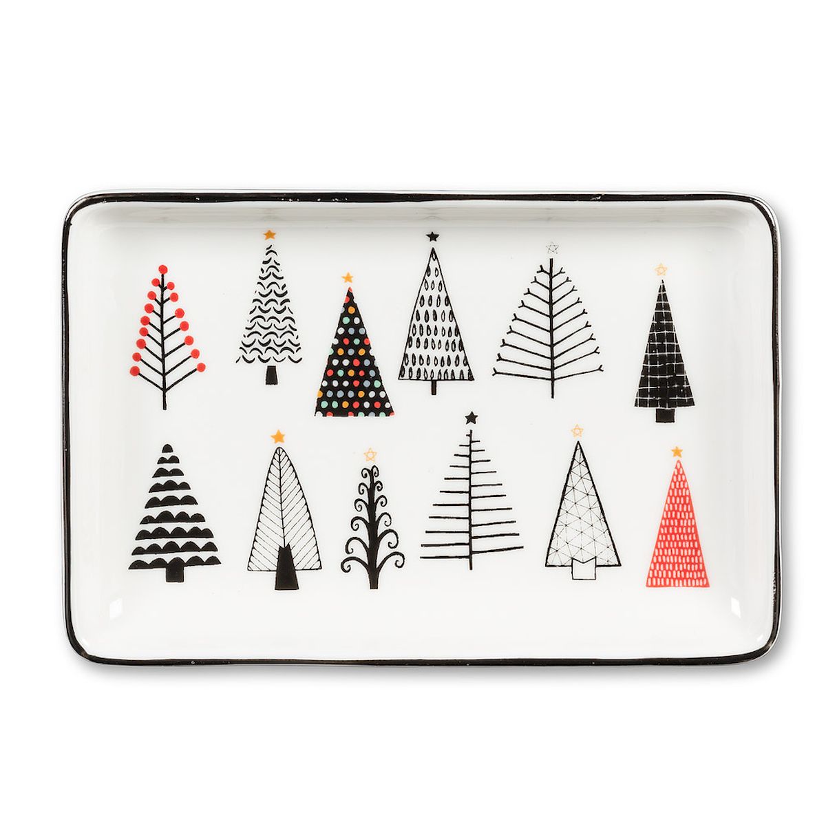 Set of 12 Urban Trees Rectangle Tray - Walmart.com