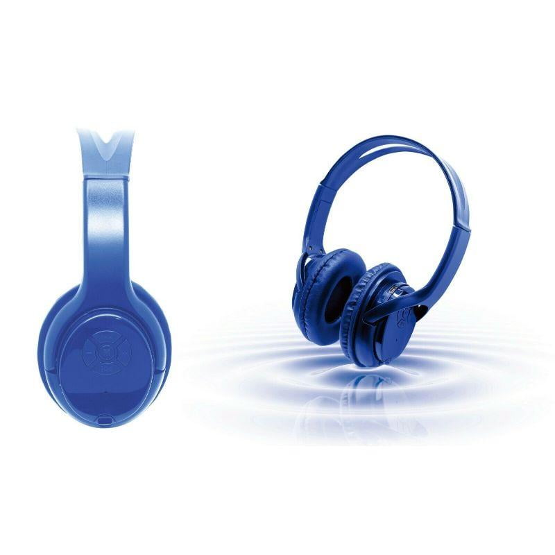 zTech Over the Ear Wireless Bluetooth Headphones Blue - Walmart.com