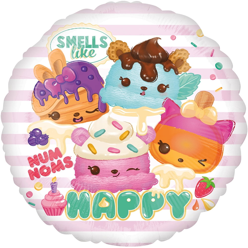 Num Noms Foil Balloon 18" ( Each ) - Walmart.com