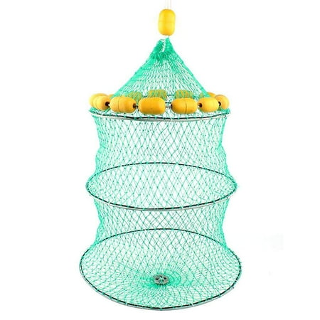 3 Layer Buoyancy Fishing Net with Floating Balls Outdoor Keep Fish ...