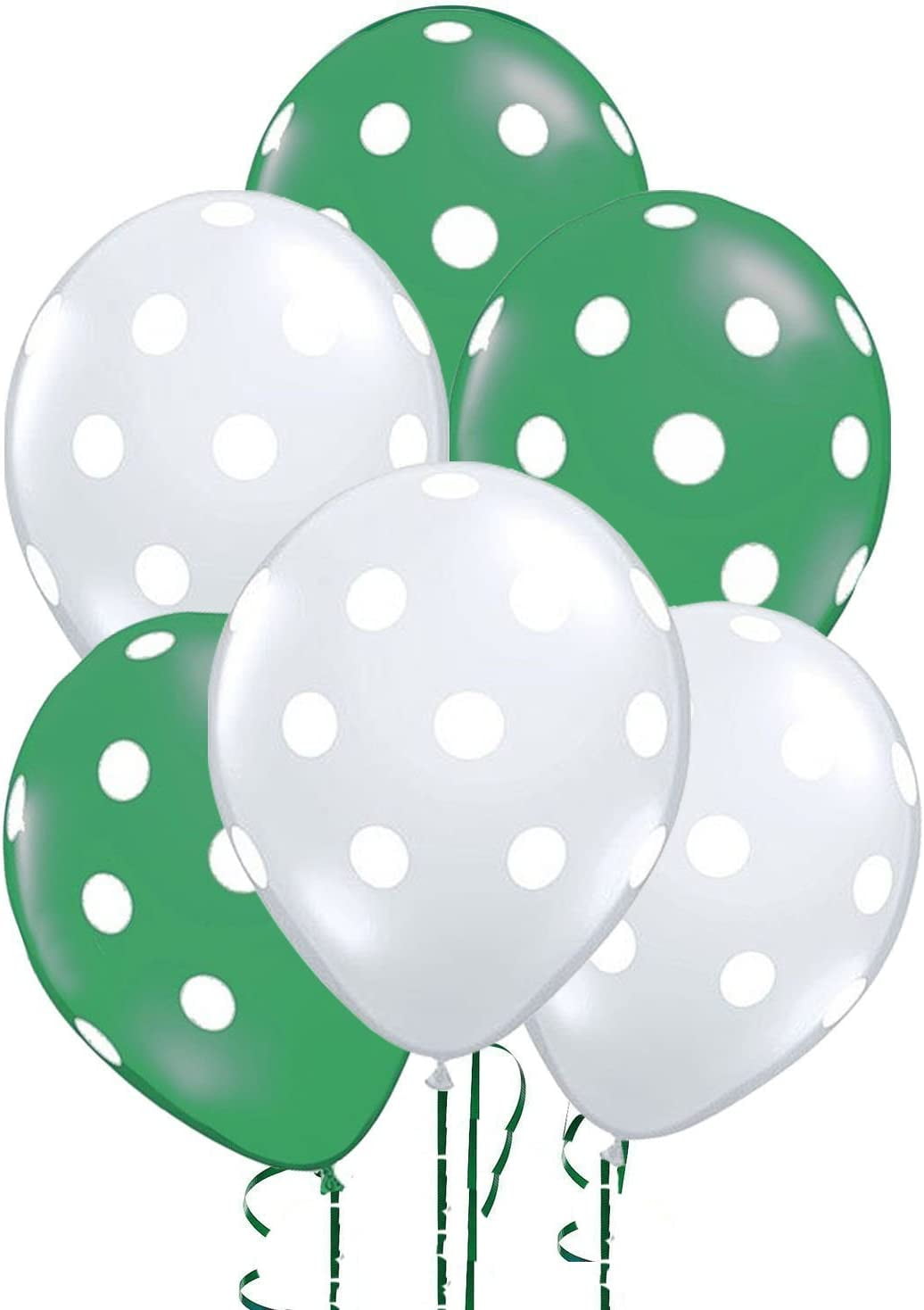 PMU Polka Dot Balloons - Multicolor Small Balloons for Birthdays ...