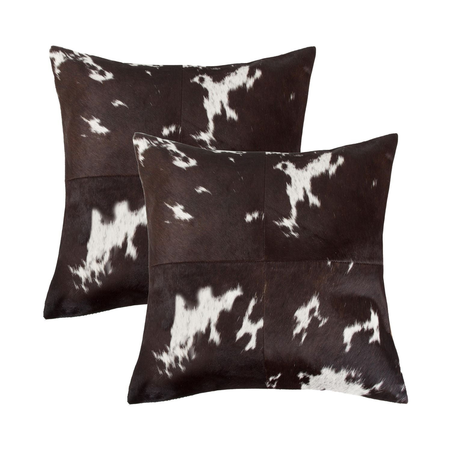 Click here for H-Natural Torino Quattro Cowhide Pillow 18X18 2-Pa... prices