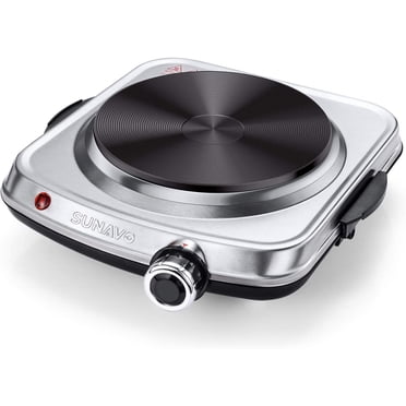 Elite Cuisine Single Cast Electric Kitchen Cooking Cooktop Burner Hot ...
