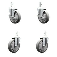 MJM International R-5HD Replacement 5" Heavy duty casters, set of 2 ...