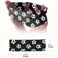 6PCS Football Themed Elastic Headbands Comfortable And Soft Stretchy ...