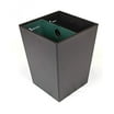 Global Industrial Aluminum Round Open Top Trash Can 35 Gallon Satin ...