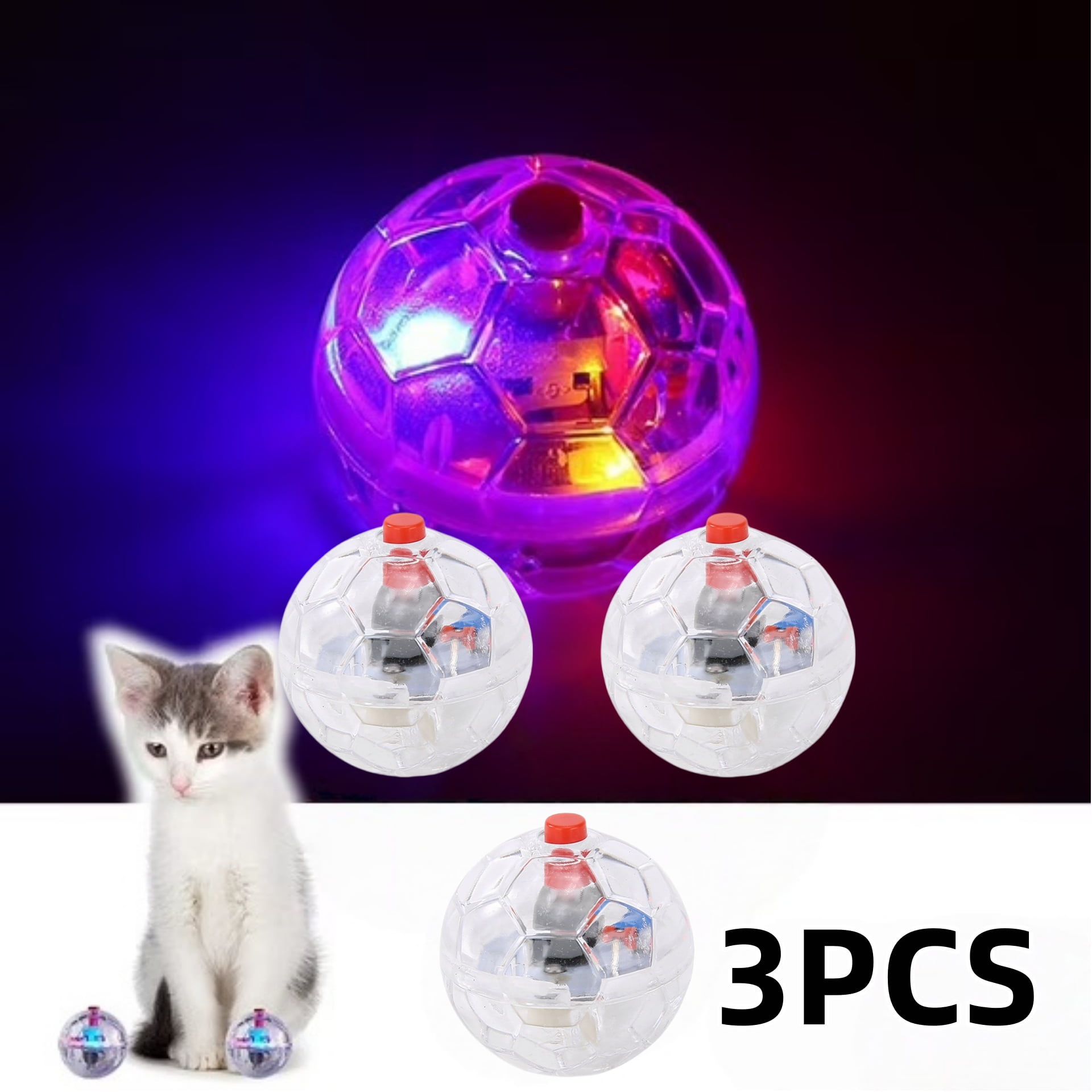 Click here for Hphw Led Motion Activated Cat Ball - 3pcs Light Up... prices