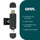 onn USB C/USB 2.0 Memory Card Reader for SD/Micro SD Cards - Walmart Business Supplies