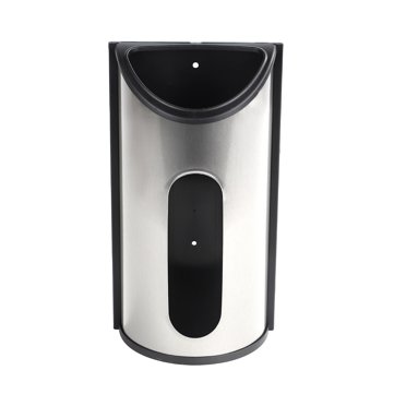 Estilo Wall Mount Shopping Bag Saver, Holder, and Dispenser, Brushed ...